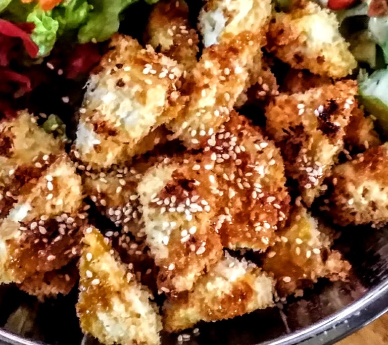 Lemony Panko-Crusted Tofu – Sideways Cottage…
