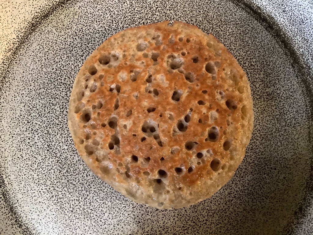 Vegan Crumpets…from Sourdough Starter Discard – Sideways Cottage…
